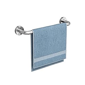AmazerBath 12 Inch Bathroom Towel Bar, Towel Rack for Bathroom, 304 Stainless Steel Bath Hand Towel Holder Organizer Wall Mounted Rustproof Towel Rod for Kitchen, Brushed Nickel