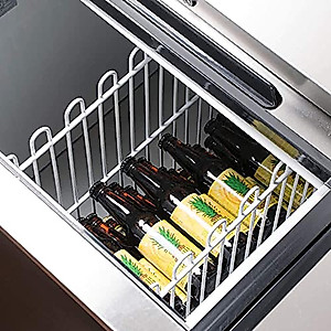 PEAKCOLD Deep Well Horizontal Bottle Cooler; Slide Top Bar Refrigerator; 22 Case Capacity