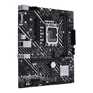 ASUS PRIME H610M-E D4 LGA 1700(Intel 12th Gen) mATX motherboard (PCIe 4.0, DDR4,2xM.2 slots,1Gb LAN,DisplayPort/HDMI/D-Sub, USB 3.2 Gen 1 ports, SATA 6 Gbps, COM header, RGB header)