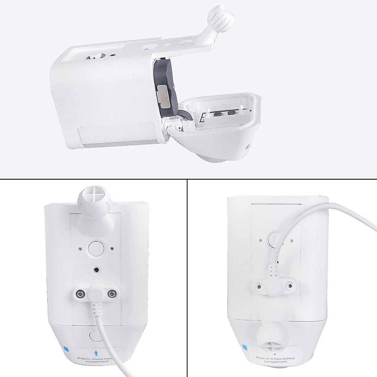 8.2ft Weatherproof DC Extension Cord for Ring Spotlight Cam Battery Solar Panel for Maximum Sunlight Exposure