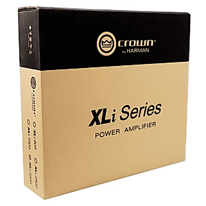 Crown Pro XLi3500 2700w 2 Channel PA Power Amplifier Professional Amp XLI 3500 Bundle with Audio Technica ATH-E40 In-Ear Monitor Mini Headphones Earphones & RockvilIe DJ1500 DJ Headphones (3 Items)