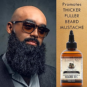 Sunny Isle Jamaican Black Castor Oil Beard Oil, 4 Fl Oz