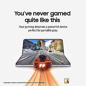 SAMSUNG Galaxy Z Fold 5 Cell Phone, Factory Unlocked Android Smartphone, 256GB, Big 7.6” Screen for Streaming, Gaming, Dual App View, One-Hand Control, Hands-Free Use, US Version, 2023, Icy Blue