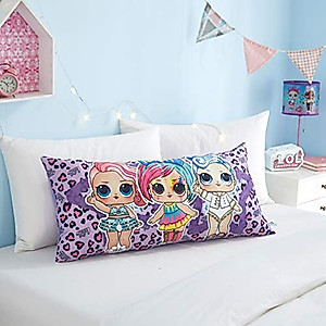 LOL Surprise Mink Body Pillow, 1 Count (Pack of 1), Multi