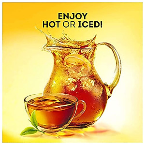 Lipton Tea Bags For A Naturally Smooth Taste Black Tea Can Help Support a Healthy Heart and Silicon Snail Shape Tea Bag Holder plus a card (Black Tea)