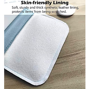 VOFOON [Upgrade] Leather Mini Squeeze Coin Purse, Small Jewelry Pouch Leather Travel Bag Coin Holder For Men/Women 2/4 Pack