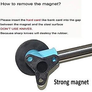 Magnetic Towel Bar Towel Magnet Holder Towel Rack Towel Hook Towel Hanger - 18-Inch - For Refrigerator, Kitchen Sink, fridge, oven, BBQ grill, washer/dryer, file cabinet, steel doors, shelving