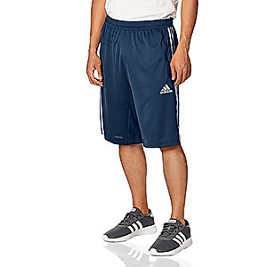 adidas Men's Designed 2 Move 3-Stripes Primeblue Shorts, Crew Navy/White, Medium