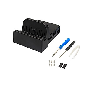 Onyehn Portable Heat Dissipation Base Replacement Shell,DIY Charging Dock Cooling Stand for Nintendo Switch(Only The case,Dock & Circuit Board Chip NOT Included)