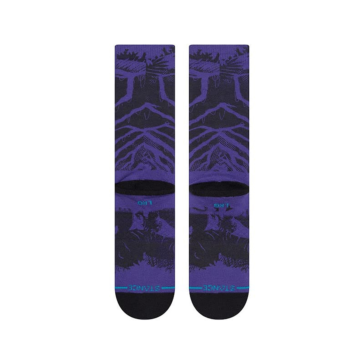 Stance Yibambe Crew Socks (Medium, Purple)