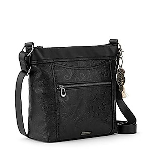 Sakroots womens Arcadia Recycled Crossbody, Black, One Size US