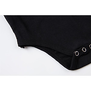 Yatong Baby Girls Bodysuit Baby Romper (18-24 Months, Black)