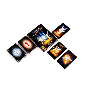 Pandasaurus Games The Mind Extreme - Twice The Speed, Synchronized and Backwards - Family-Friendly Board Games - Adult Games for Game Night - Card Games for Adults, Teens & Kids (2-4 Players) , Black