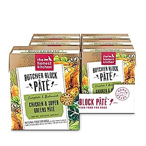 The Honest Kitchen Butcher Block Pâté: Chicken & Super Greens Wet Dog Food, 10.5 oz (Pack of 6)