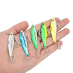 Demeras VIB Lure, Sticker Scale Flexible Using Fishing Lures for Freshwater