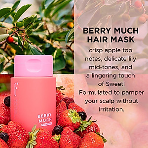 FLABOIS Leave-In Hair Mask - Berry Much, Apple Scent, No-Wash Treatment with 4-Berry Complex and Essential Oils for Dry, Damaged Hair, Split Ends & Breakage, Infused with Biotin & Vitamins, 10 Fl oz