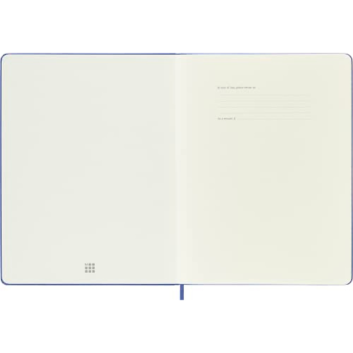 Moleskine Classic Notebook, Hard Cover, XL (7.5" x 9.5") Ruled/Lined, Hydrangea Blue, 192 Pages