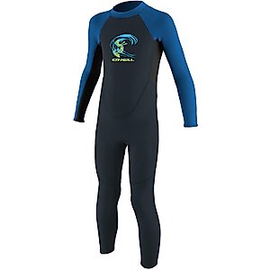 O'Neill Kids Reactor-2 2 mm Back Zip Full Slate/Black/Ocean 4 Little Kids