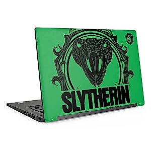 Skinit Decal Laptop Skin Compatible with Latitude 5290 12in - Officially Licensed Wizarding Worlds Harry Potter Slytherin Illustration Design