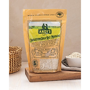 Andy’s Charleston Gold Rice Middlins by White House Farms| Gluten Free & Non GMO | Sugar Free, Aromatic | Harvested in The USA | 1 Pack |20 Oz (1.25lb)