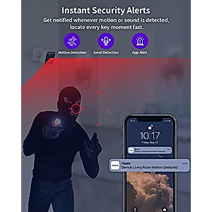 Xbro Security Camera and Baby Monitor, 1080P HD WiFi Indoor Camera Includes Night Vision, Motion&Sound Detection, 2-Way Audio, Cloud & SD Card Storage, Work with Alexa and Google Assistant, 3 Pack