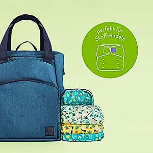 Bambino Mio, Baby & Beyond Diaper Bag, Navy Blue