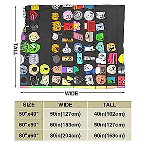 Anime Game Blanket Ultra-Soft Micro Fleece Blanket Lightweight Blanket mat for Couch/Living Room/Warm Winter Cozy Plush Throw Blankets for Adults Or Kids 50X40