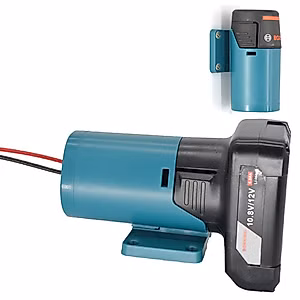 IRONFACE Power Wheel Adapter for Bosch 10.8V 12V Battery Holder Wall Mount, Power Connector,Power Tool DIY Battery Connector (Battery not Included) 1pcs