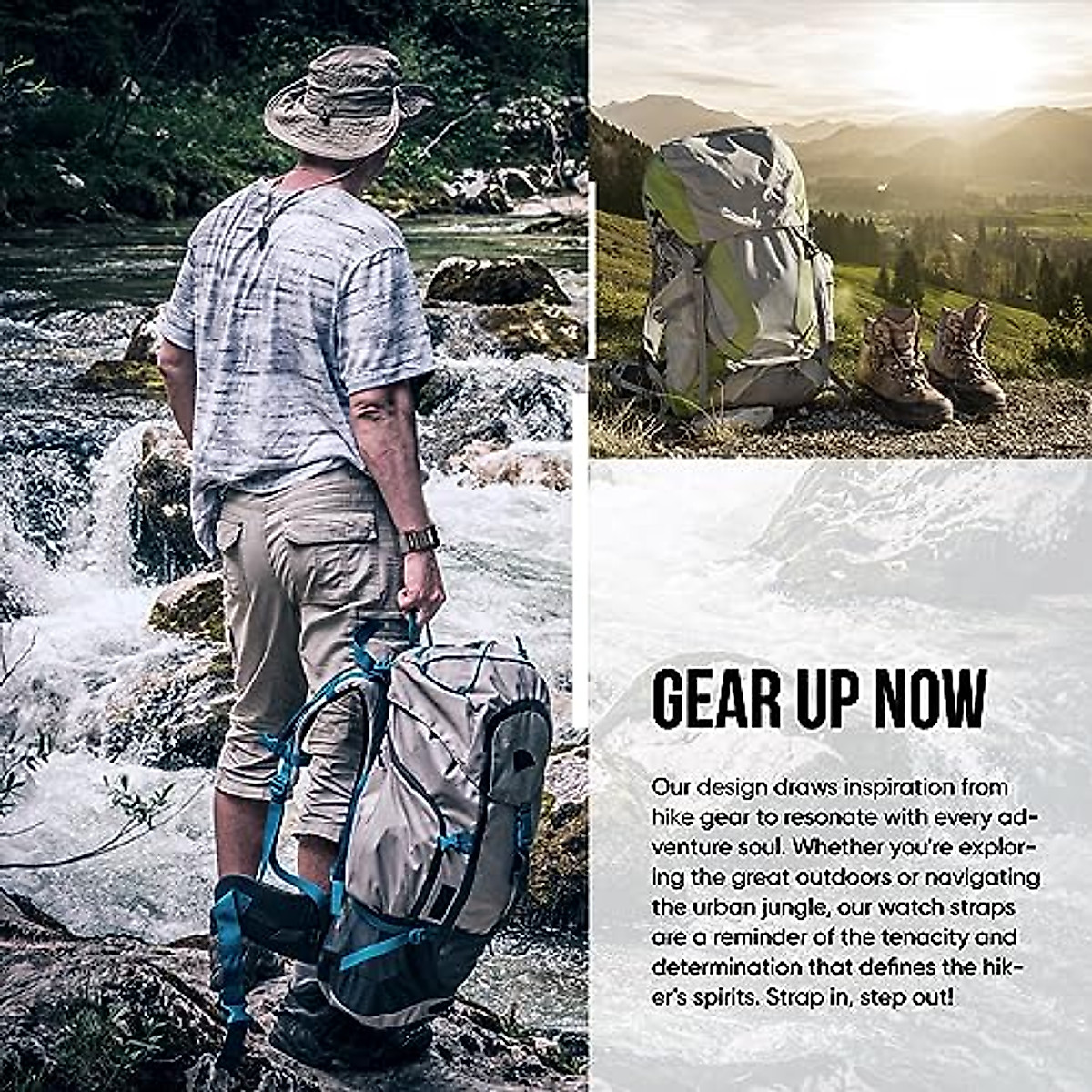 Rugged Nylon Band Compatible with Apple Watch Ultra Band 49mm 45mm 44mm 42mm for Men, Military Tactical Sport Strap Adjustable Replacement Wide Wristbands for iWatch Ultra Series 8 7 6 5 4 3 SE, Gray