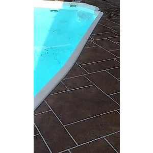 Concrete Stain Concentrate Just Add Water, User & Eco-Friendly Semi-Transparent Professional Grade Cement Stain, Concrete Resurrection Brand 32 Ounce Mocha