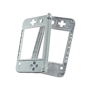 Bottom Middle Hinge Shell Housing Cover Midframe Case for 3DS XL 3DS LL Game Console White
