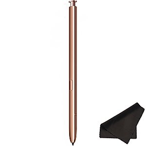 Samsung S-Pen Replacement for Galaxy Note 20 and Note20 Ultra 5G S Pen Stylus, Bluetooth (EJ-PN980), Includes Microfiber Cloth - Bulk Packaging - (Copper)