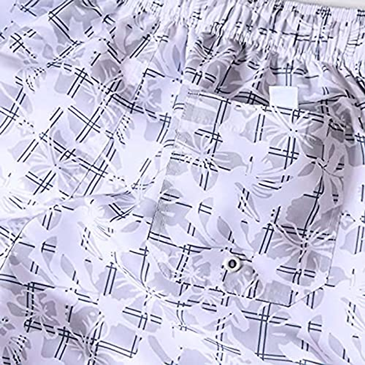 AIchenYW Men's Casual Shorts Drawstring Elastic Waist Printed Beach Short Pants Summer Refreshing Sports Shorts