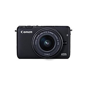 Canon EOS M10 Mirrorless Camera Kit with EF-M 15-45mm Image Stabilization STM Lens Kit