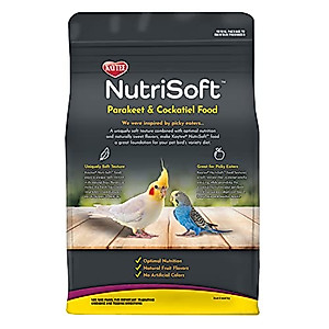 Kaytee Nutri Soft Pet Parakeet & Cockatiel Bird Food, 2 Pound