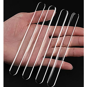 TMAOZ, Pack of 12 3D Transparent car Door Handle Reflective Stickers, car Door Handle ScratchResistant Protective Film, car Outdoor Safety Reflective Strip