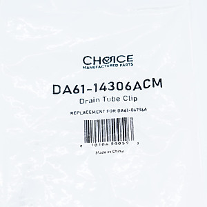DA61-14306A for Samsung Refrigerator Drain Tube Clip
