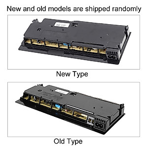 ASHATA Power Supply Unit for PS4 Slim 2200,Replacement -160FR Power Supply Unit Game Console Power Adapter for PS4 Slim 2200 Model(Black)