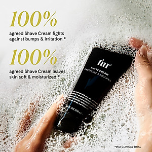 Fur Shave Cream: Moisturizing Shave Cream Soothes Skin and Reduces Bumps and Irritation - 5 OZ