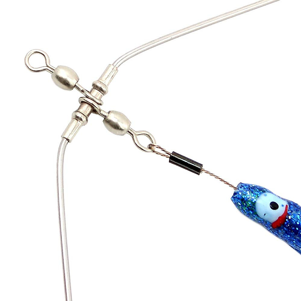 Clarkspoon Mini Spreader Bar - 8" | Spanish Mackerel Bluefish Bonito Nearshore (Neon Green)