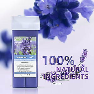 Dual Roll on Waxing Kit Hair Removal Roll on Double Wax Warmer with 3 Rose Wax Cartridge Depilatory Wax Roller Refill for Legs Arms and Underarm