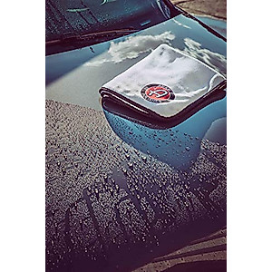 Adam's Ultra Plush Drying Towel (Pack of 4) - Microfiber Cleaning Cloth for Car Detailing, Drying, & Car Wash | Soft Rag Towel Won't Scratch Paint | Wax Auto Kit Glass Cleaner Supplies