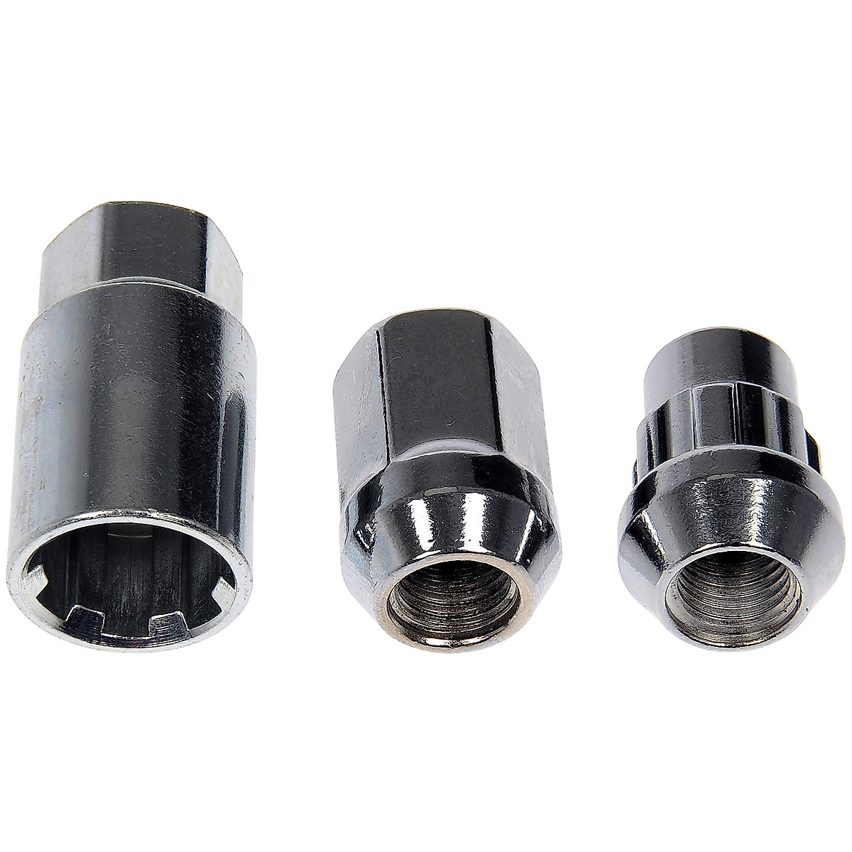 Dorman 713-375 Chrome Acorn Wheel Nut Lock Set Compatible with Select Models, 20 Pack