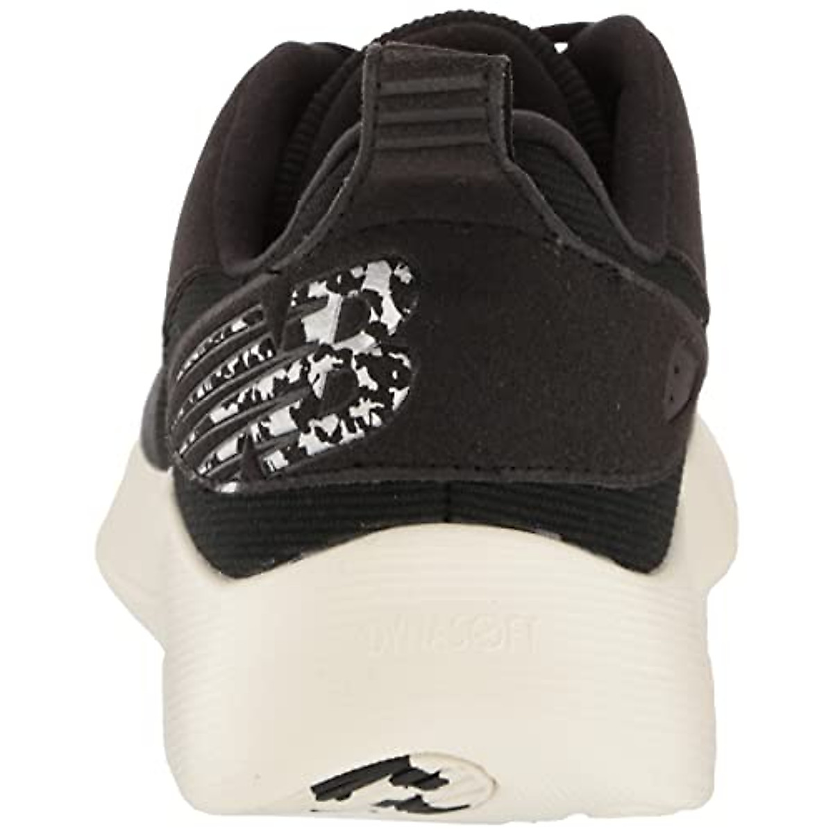 New Balance Women's DynaSoft Beaya V1 Running Shoe, Black/White, 5