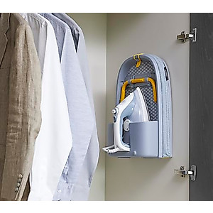 Joseph Joseph Folding Tabletop Ironing Board with Iron Holder, Compact, Space-Saving, Grey/Yellow