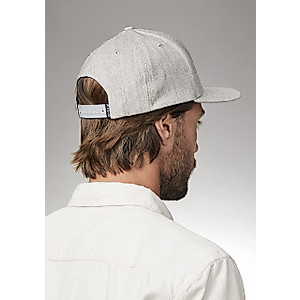 NIXON Deep Down Snapback Hat - Heather Gray/White