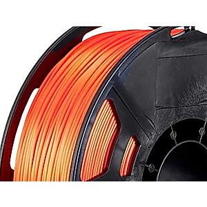 Monoprice Hi-Gloss 3D Printer Filament PLA 1.75mm - 1kg/Spool - Orange, Works with All PLA Compatible 3D Printers