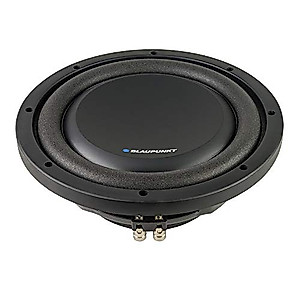BLAUPUNKT GTX100S 10" Slim Line Subwoofer 1200 Watts 4 Ohms, Black