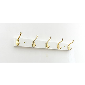 shankala Coat Rack Wall Mount,Wall Coat Rack, Coat Rack,Coat Hooks for Wall,Coat Rack Wall Mounted (Gold)