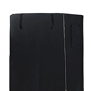 Eurobuy Universal Bird Cage Cover Good Night Birdcage Cover Large Adjustable Bird Cage Cover Weatherproof Sun Protection Cage Cover (Black)